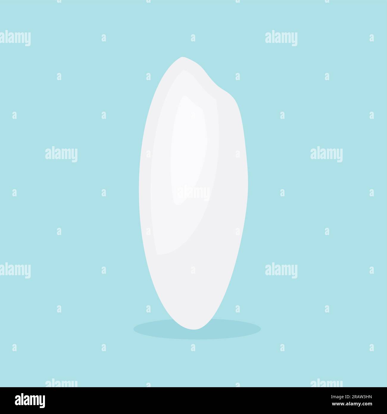 grain of rice- vector illustration Stock Vector Image & Art - Alamy