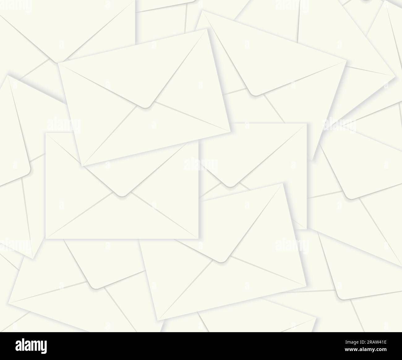 white envelopes background- vector illustration Stock Vector Image ...