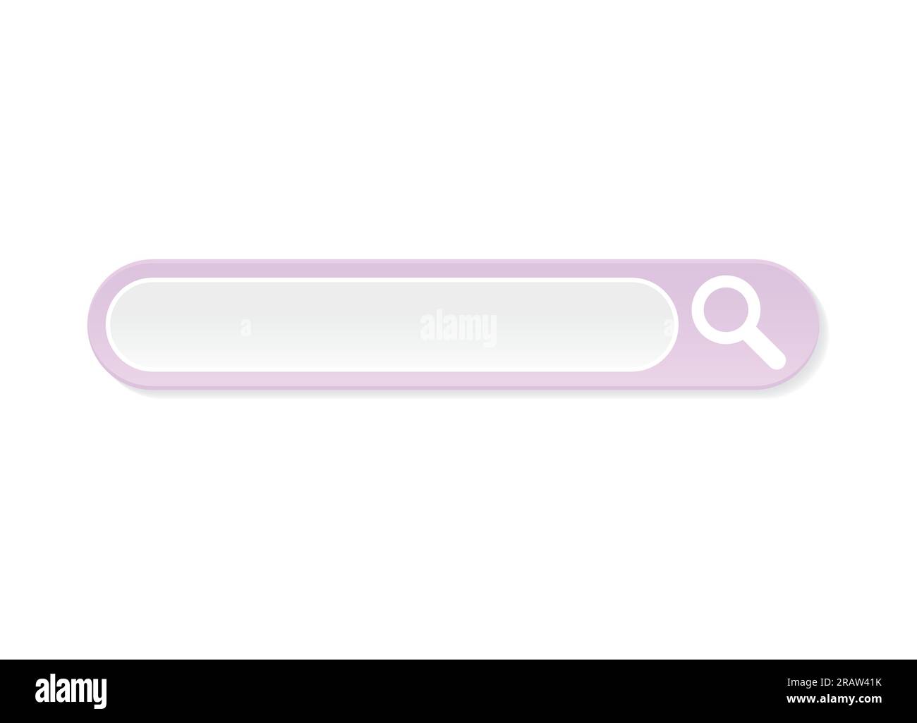 Search browser bar magnifier Stock Vector Images - Alamy