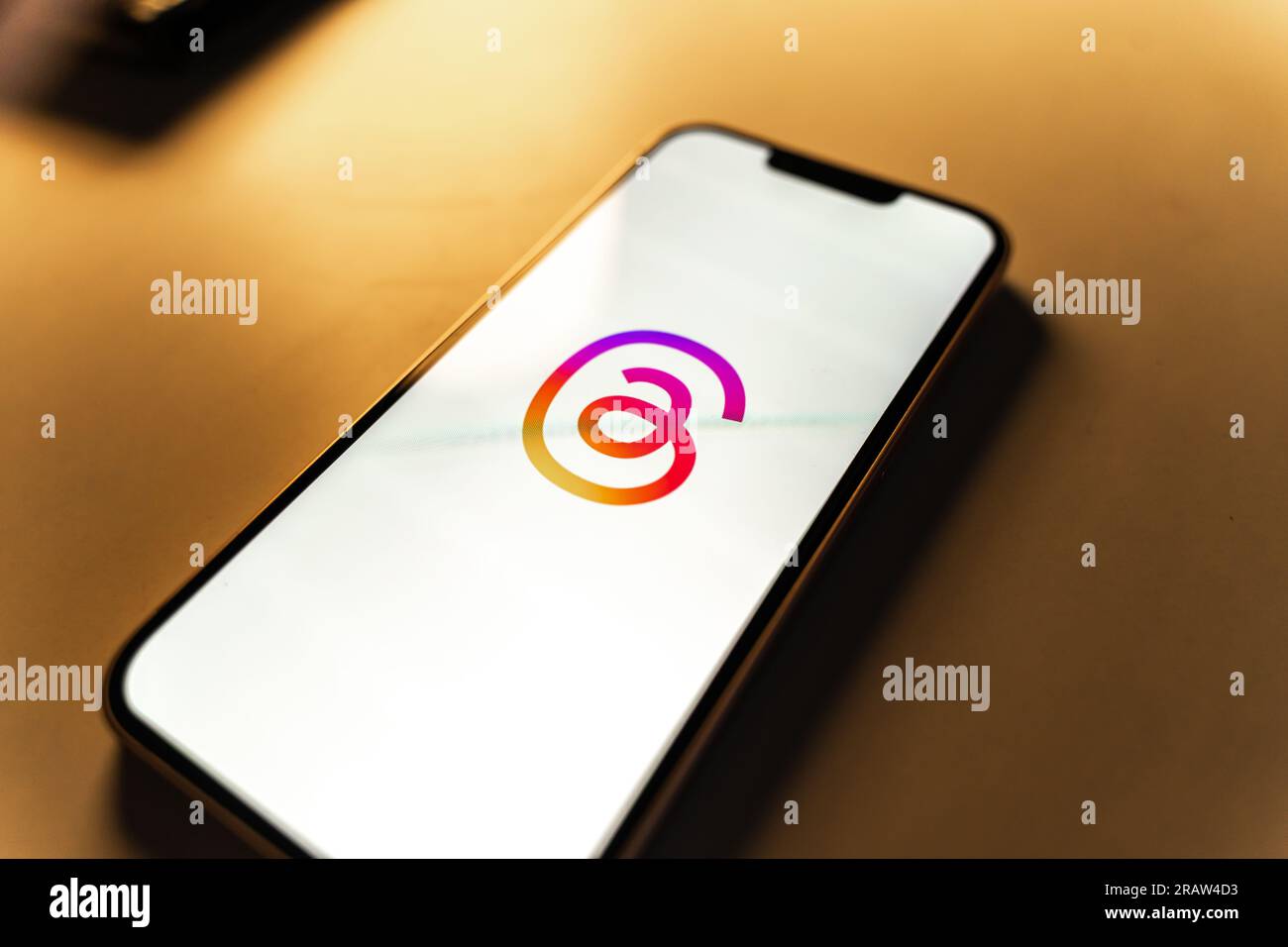 West Bangal, India - july 5, 2023 : Threads app on phone screen stock ...