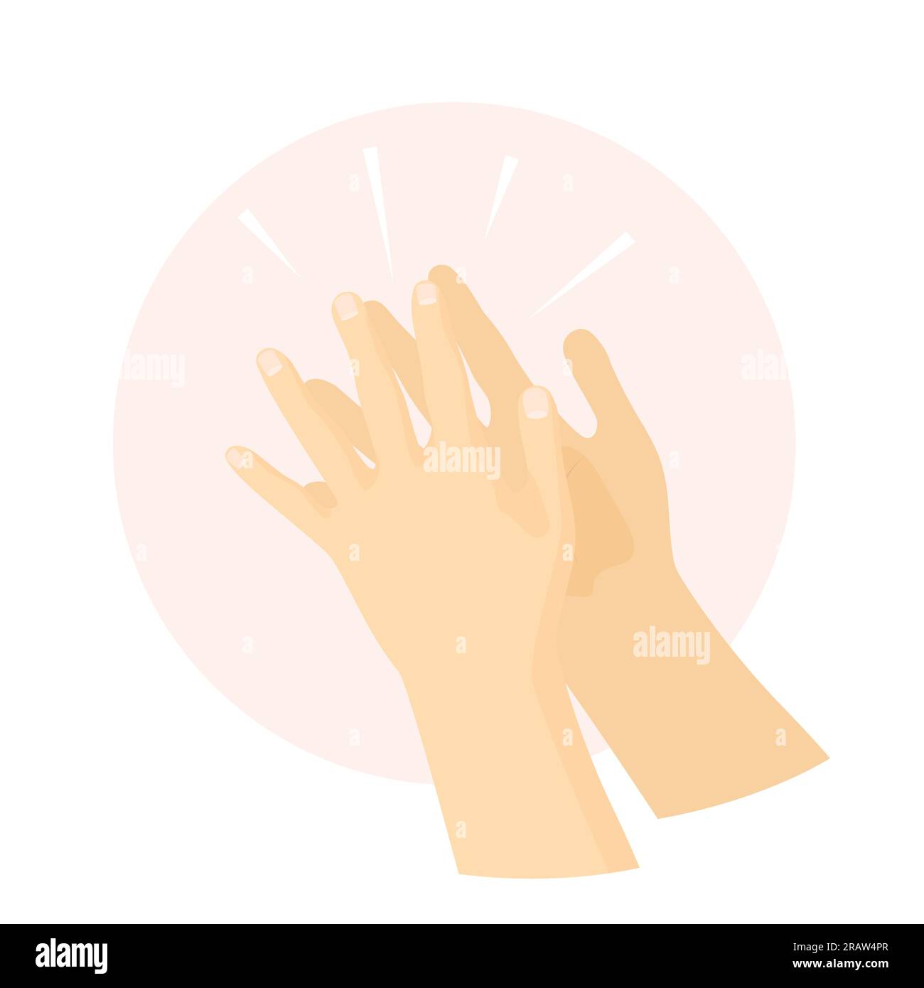 hands clapping, applause, cheering, - vector illustration Stock Vector Image & Art - Alamy