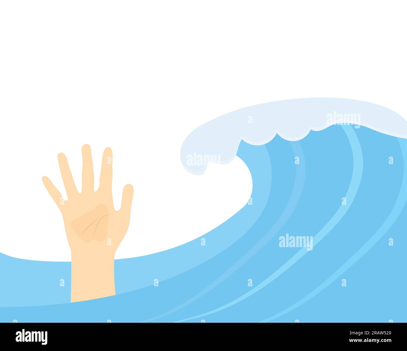 Person drowning sign Stock Vector Images - Alamy
