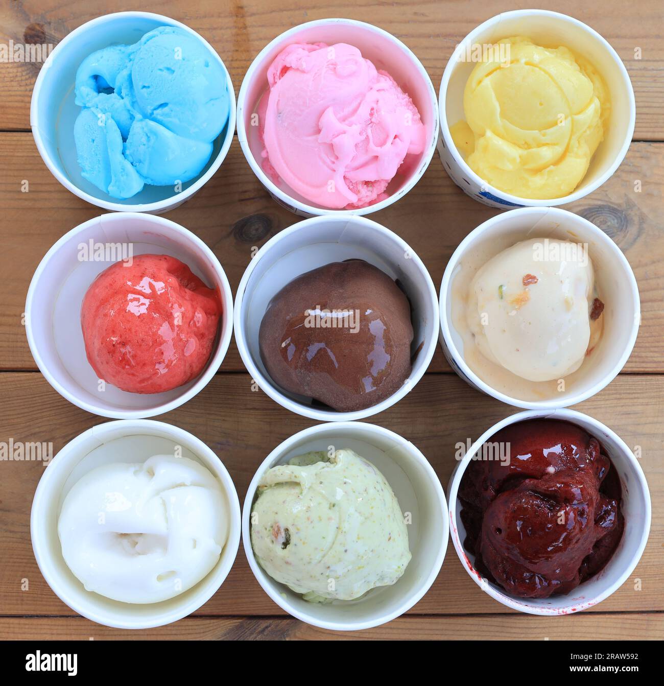 cups of ice cream Stock Photo - Alamy