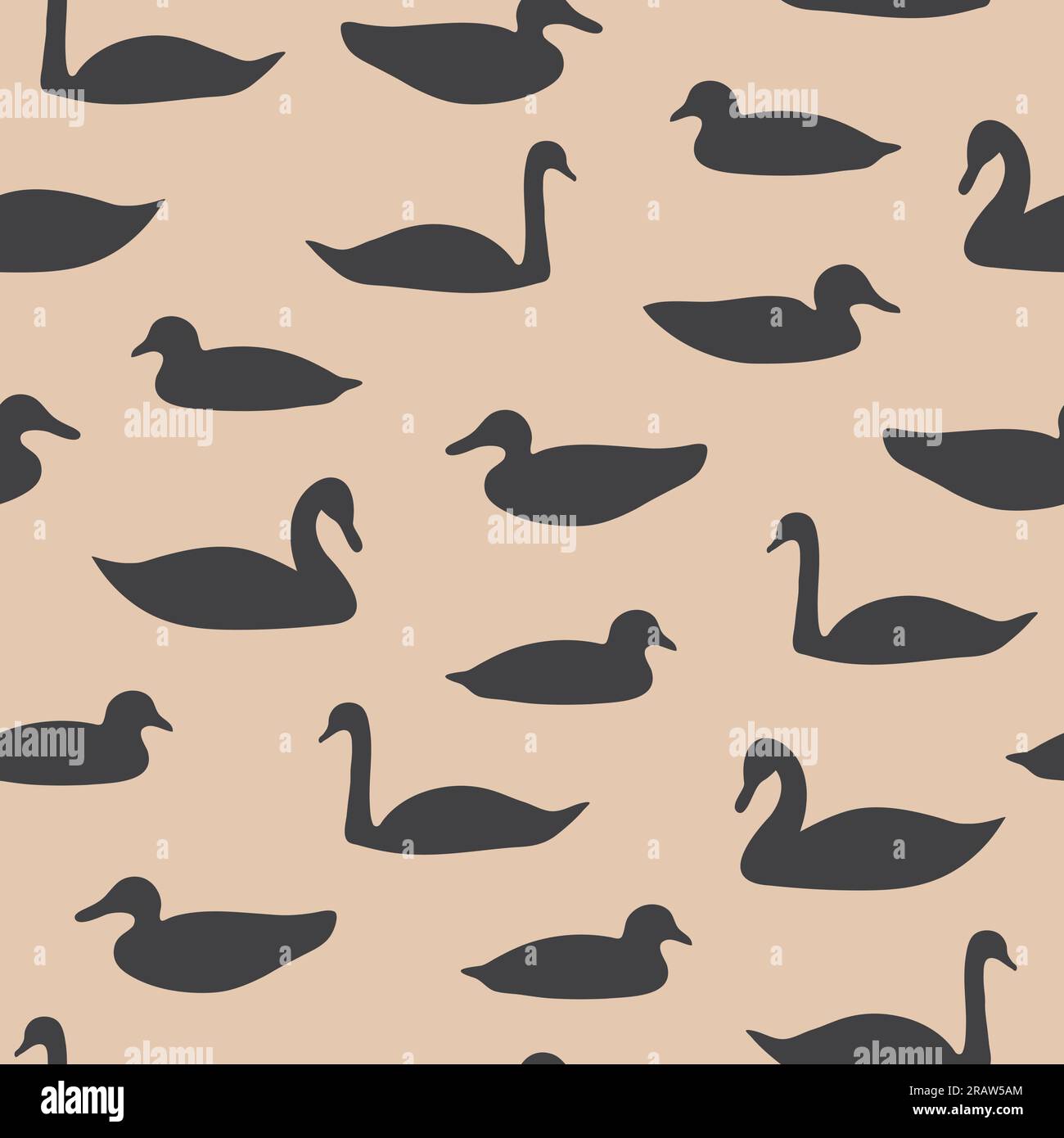 Coot silhouette Stock Vector Images - Alamy