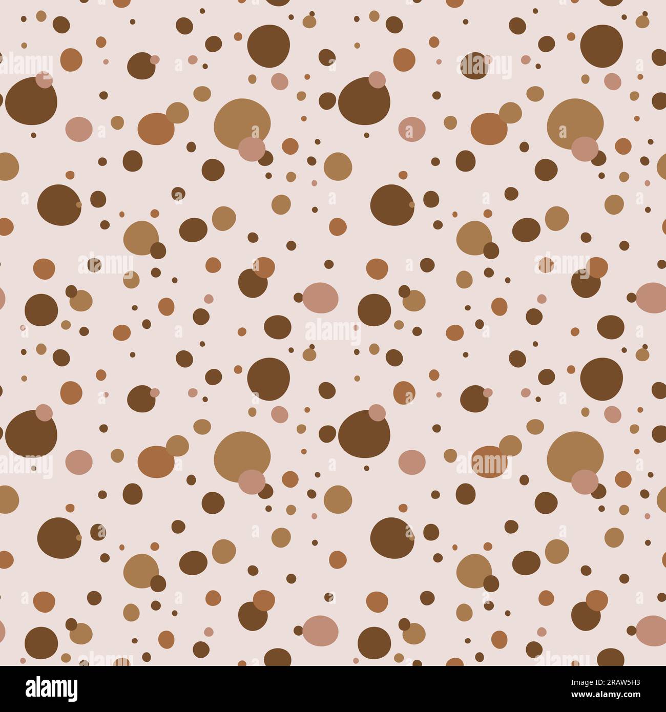 seamless pattern of brown dots, great for wrapping, textile, wallpaper ...