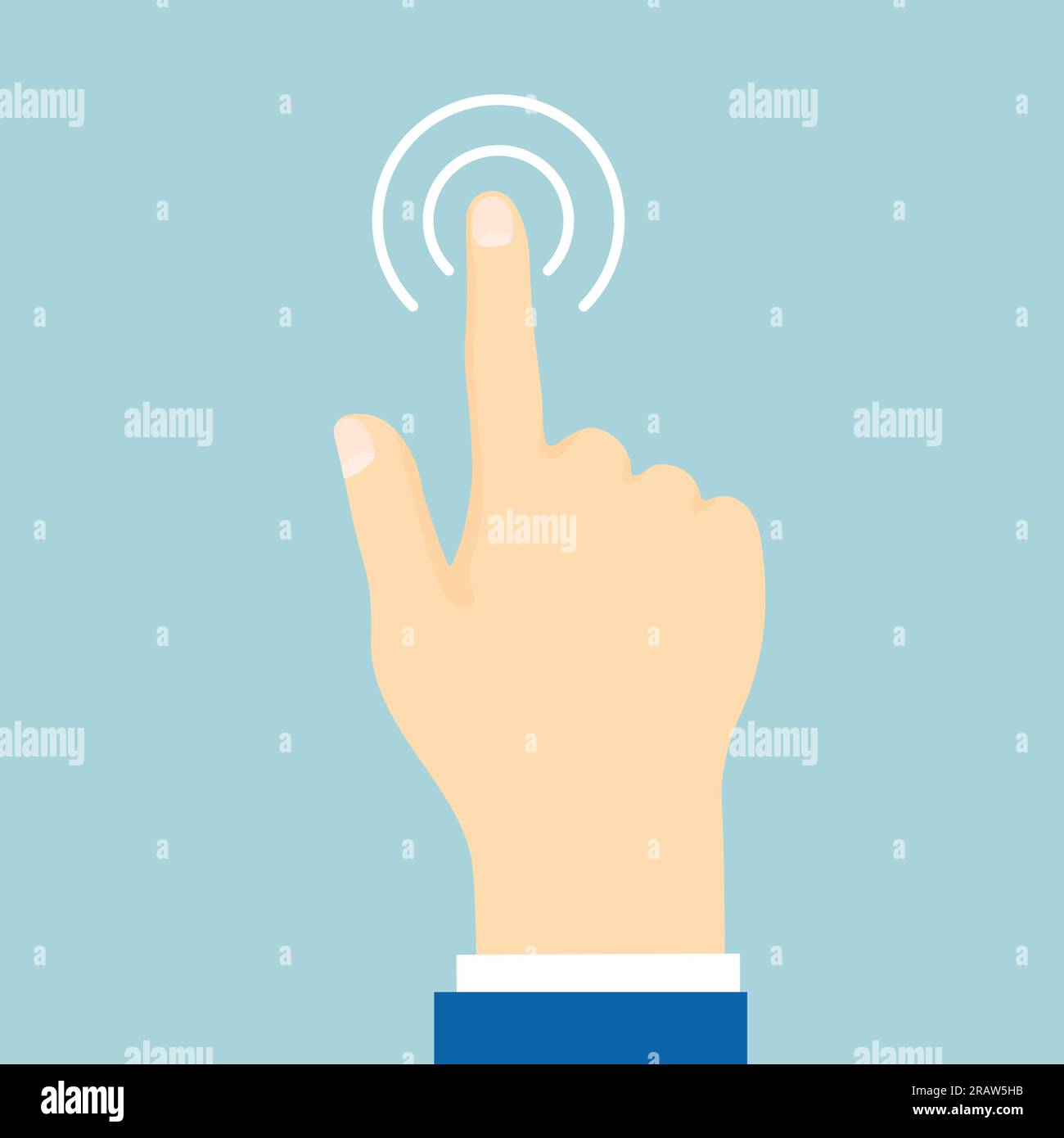 male pointing hand - vector illustration Stock Vector Image & Art - Alamy