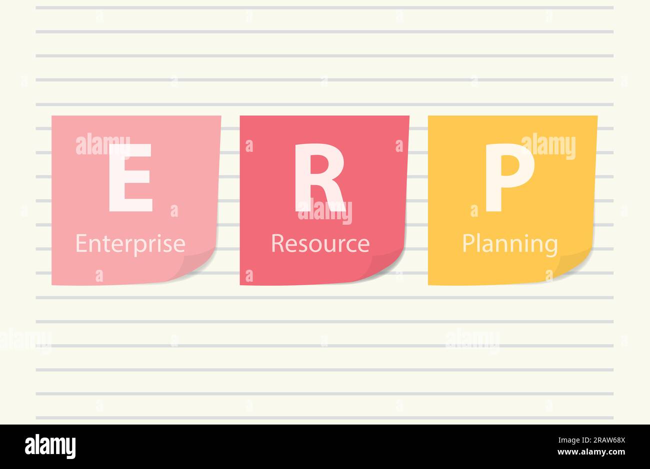 Enterprise resource planning erp vector vectors hi-res stock ...