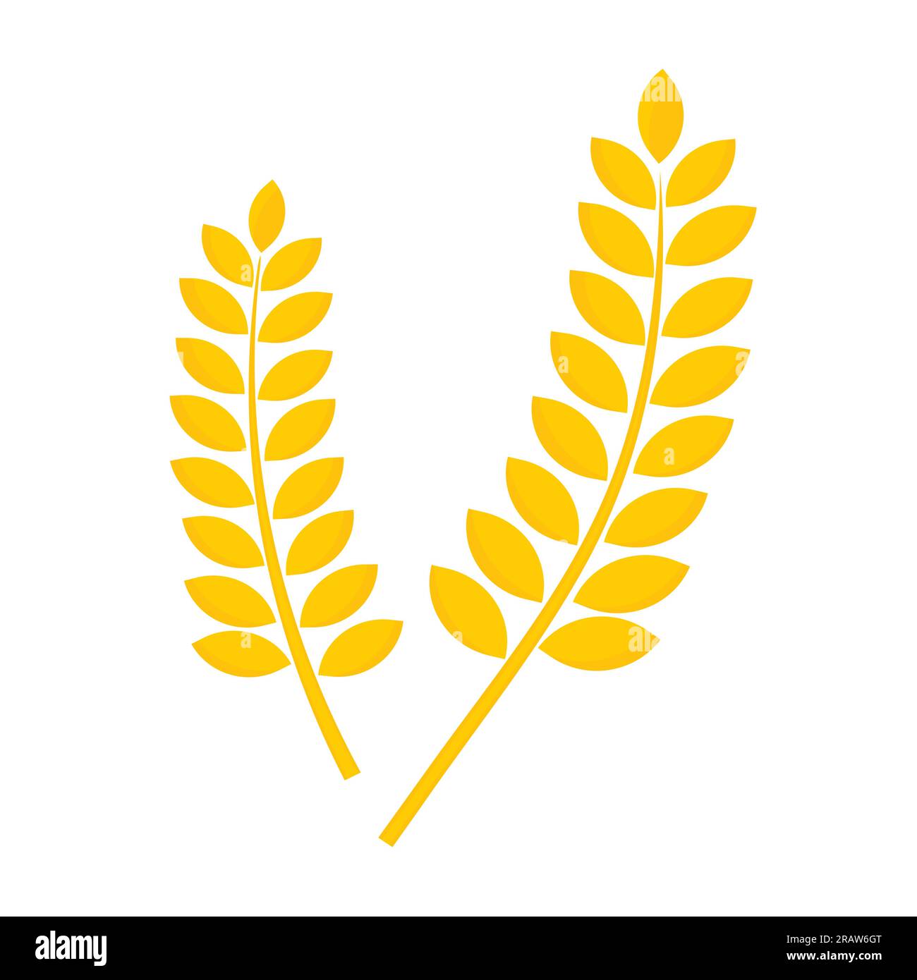 Wheat ears icon agricultural hi-res stock photography and images - Alamy