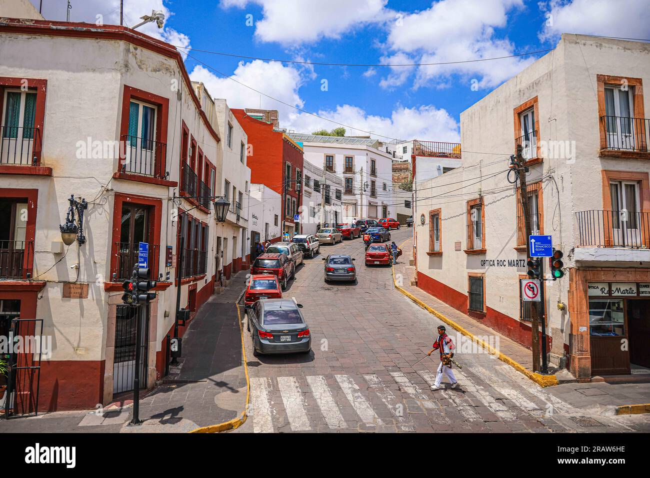 Zacatecas Mexico. Colonial zone of the capital city of the state of ...