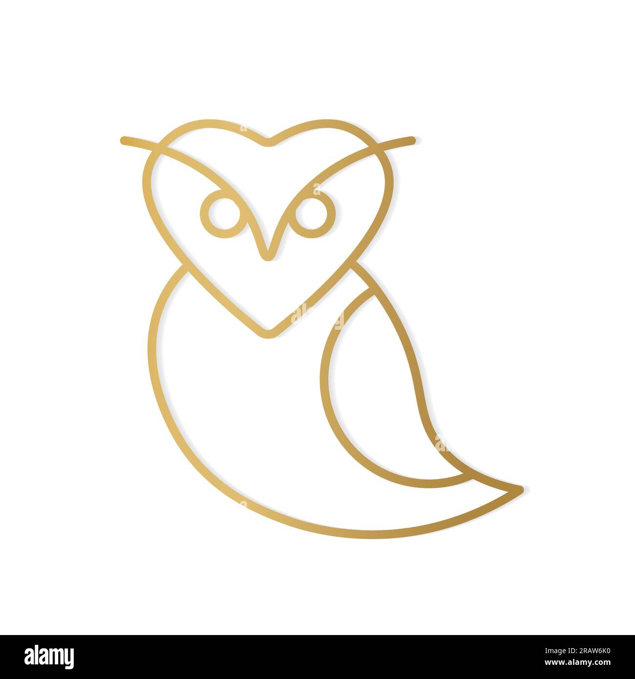 Luxury golden owl bird hi-res stock photography and images - Alamy