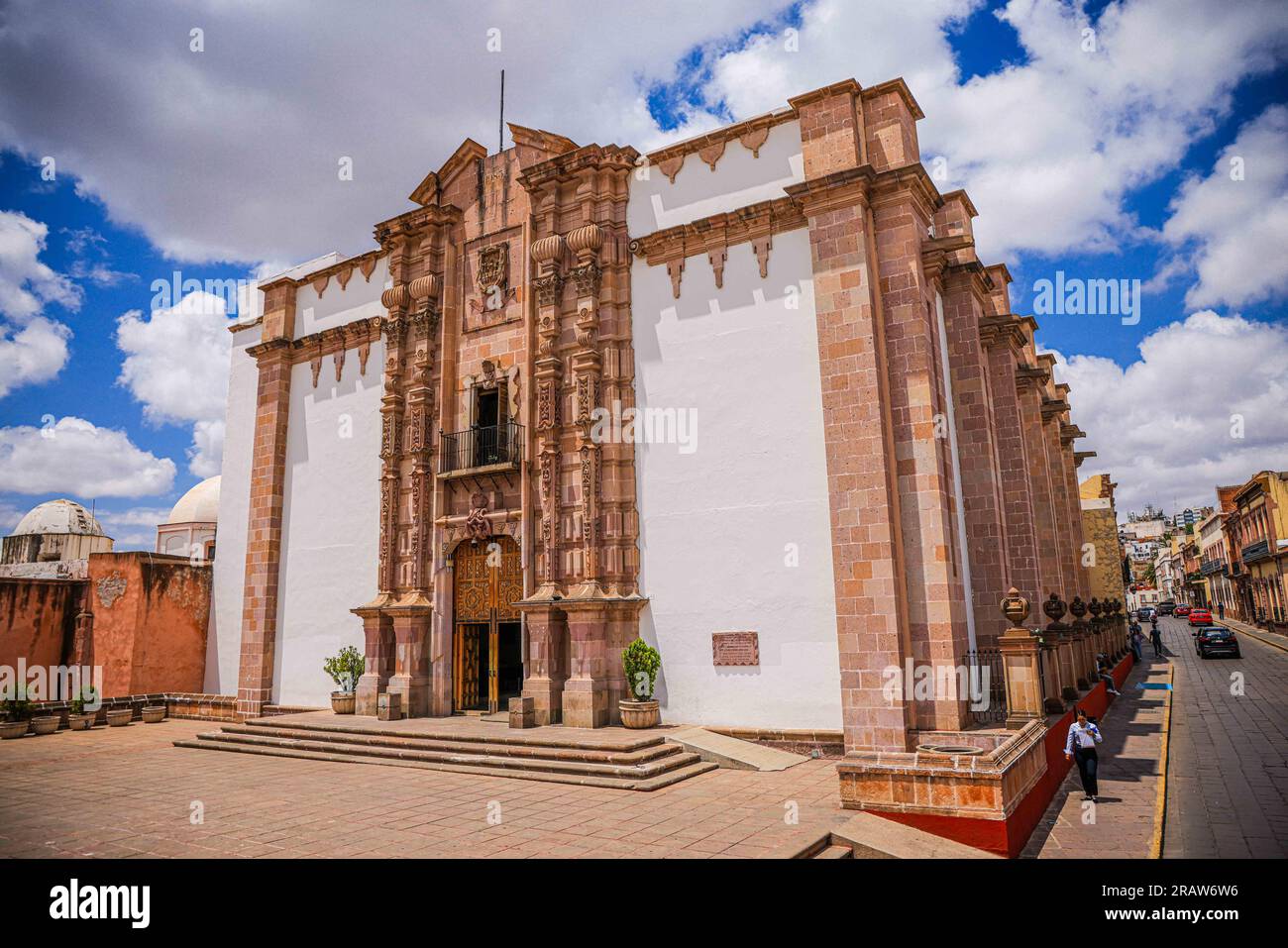 Zacatecas Mexico. Colonial zone of the capital city of the state of ...