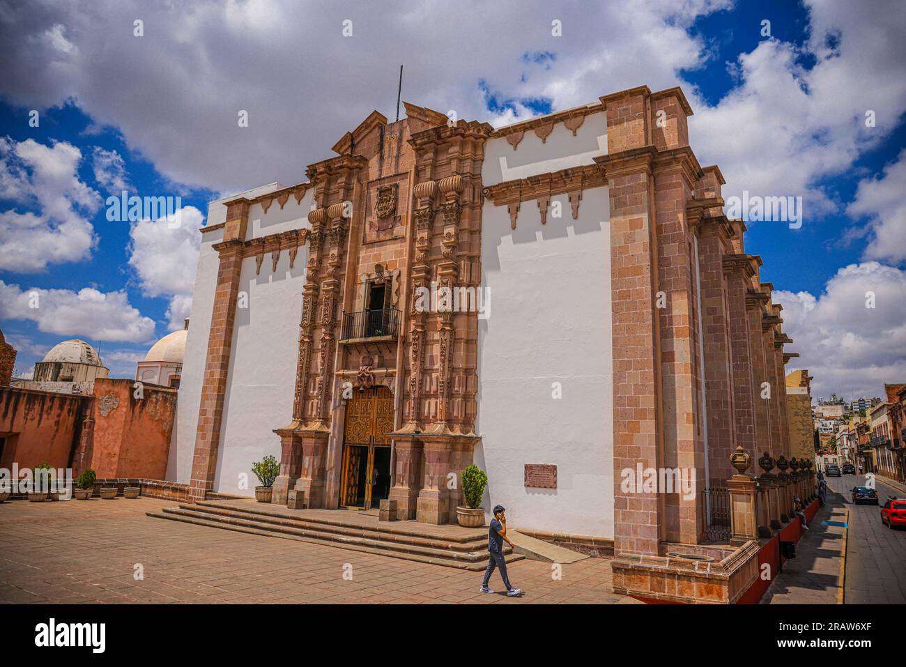 Zacatecas Mexico. Colonial zone of the capital city of the state of ...