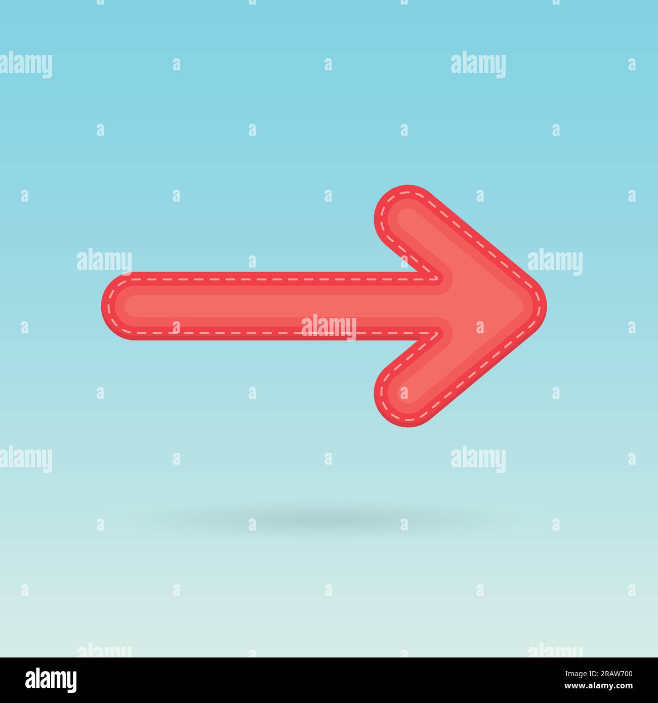 red arrow icon- vector illustration Stock Vector Image & Art - Alamy