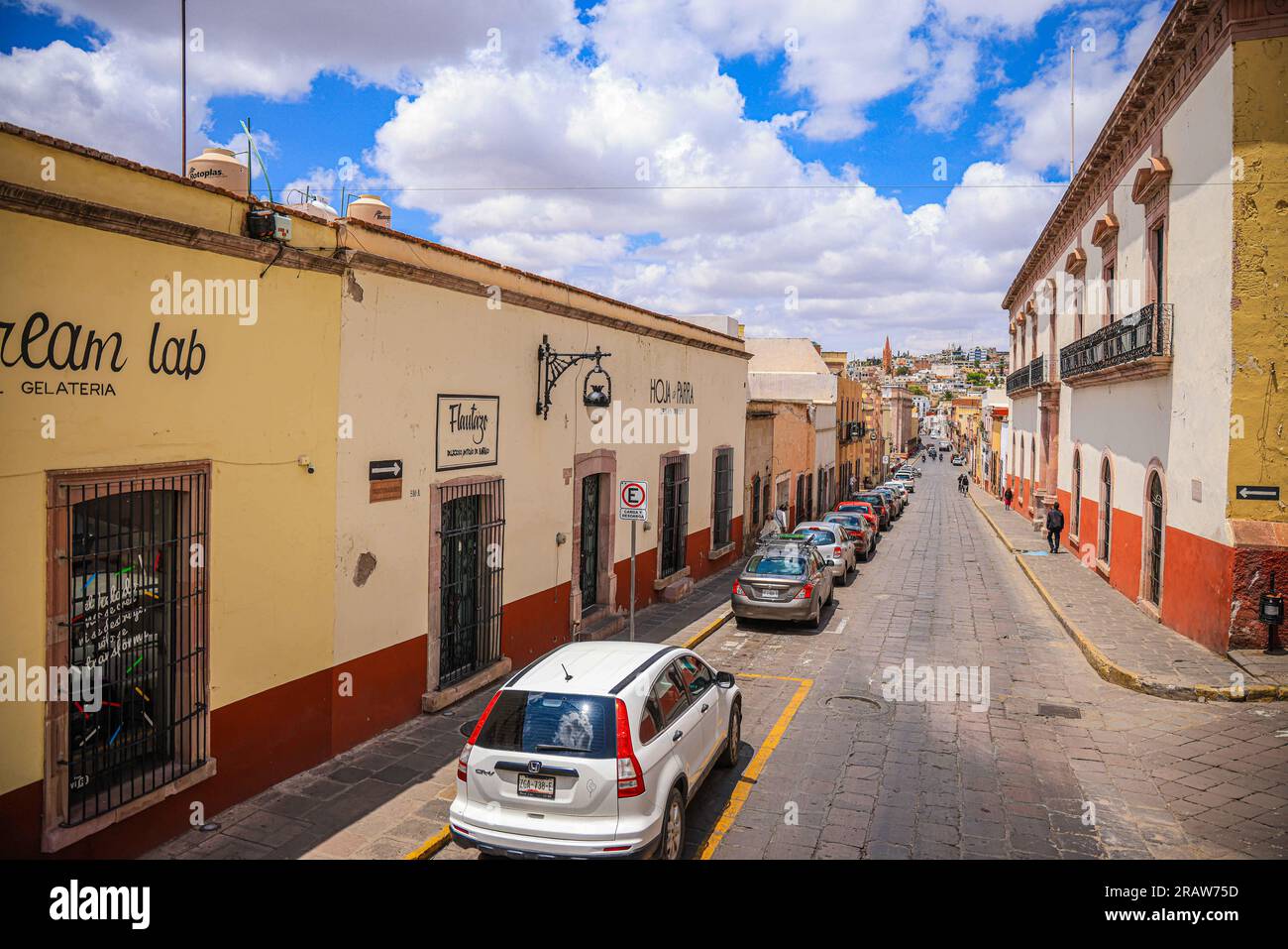 Zacatecas Mexico. Colonial zone of the capital city of the state of ...