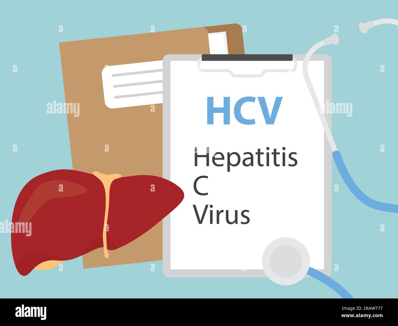 Hepatitis C Virus concept- vector illustration Stock Vector Image & Art ...