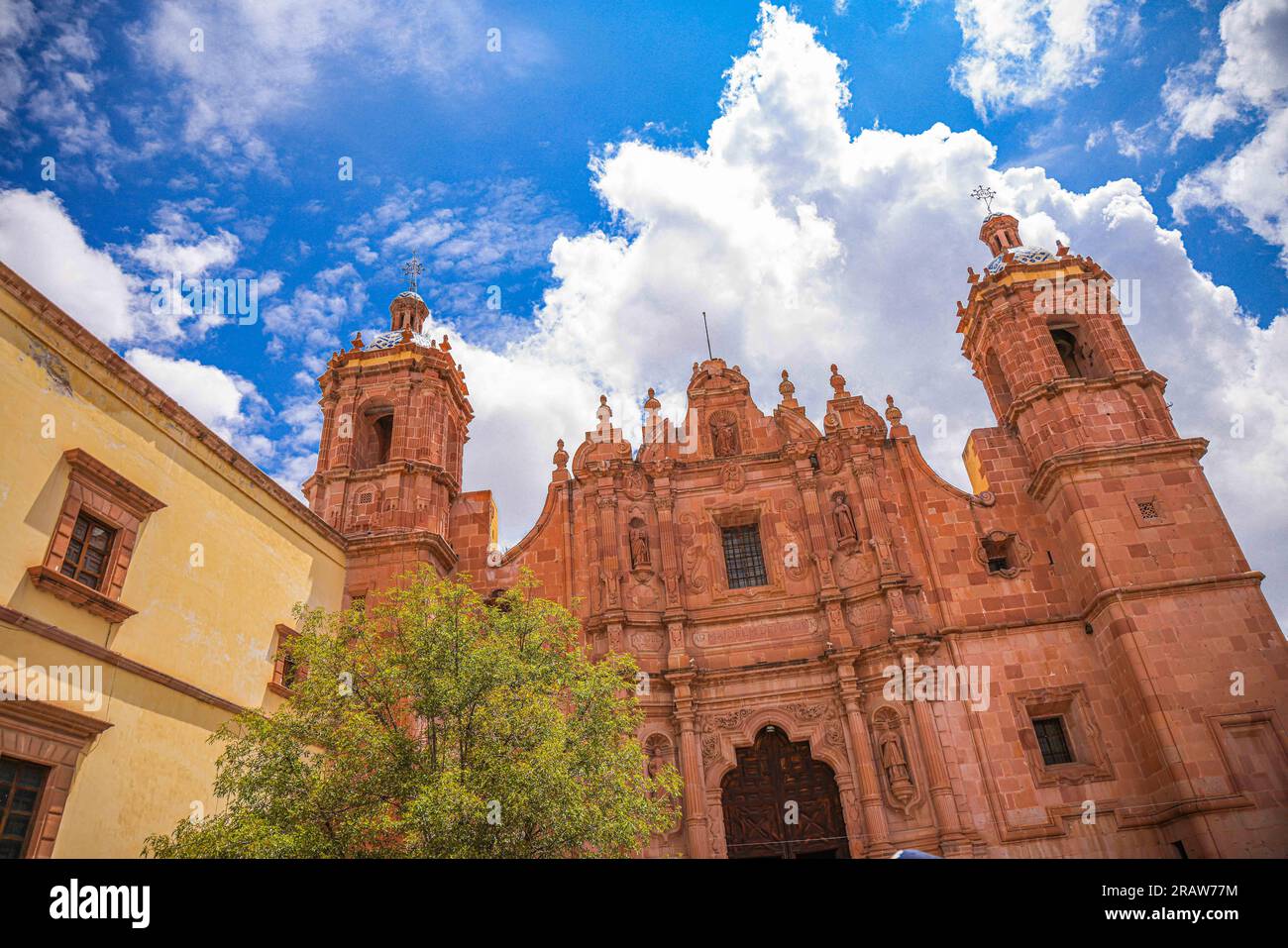 Zacatecas Mexico. Colonial zone of the capital city of the state of ...