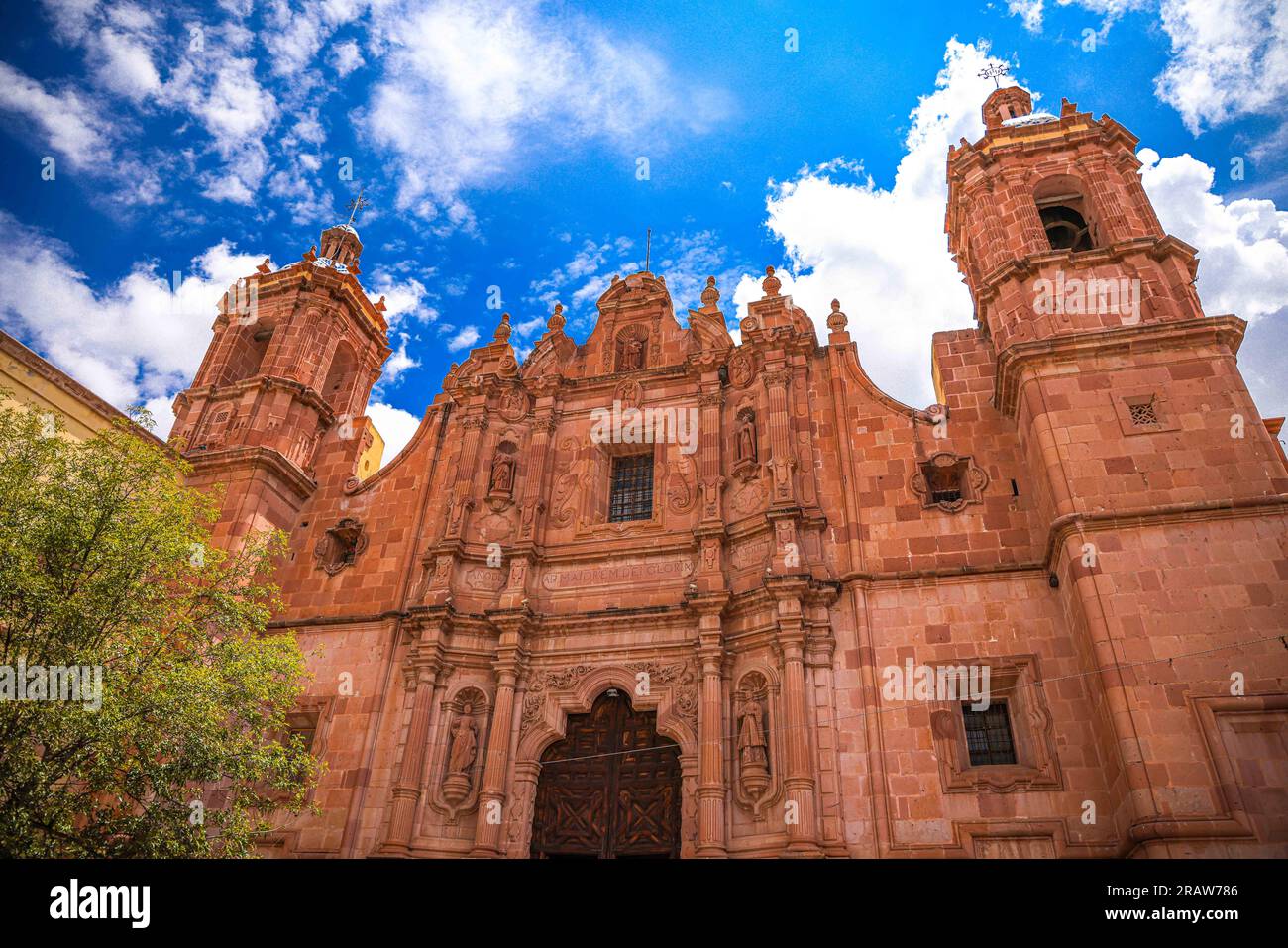 Zacatecas Mexico. Colonial zone of the capital city of the state of ...