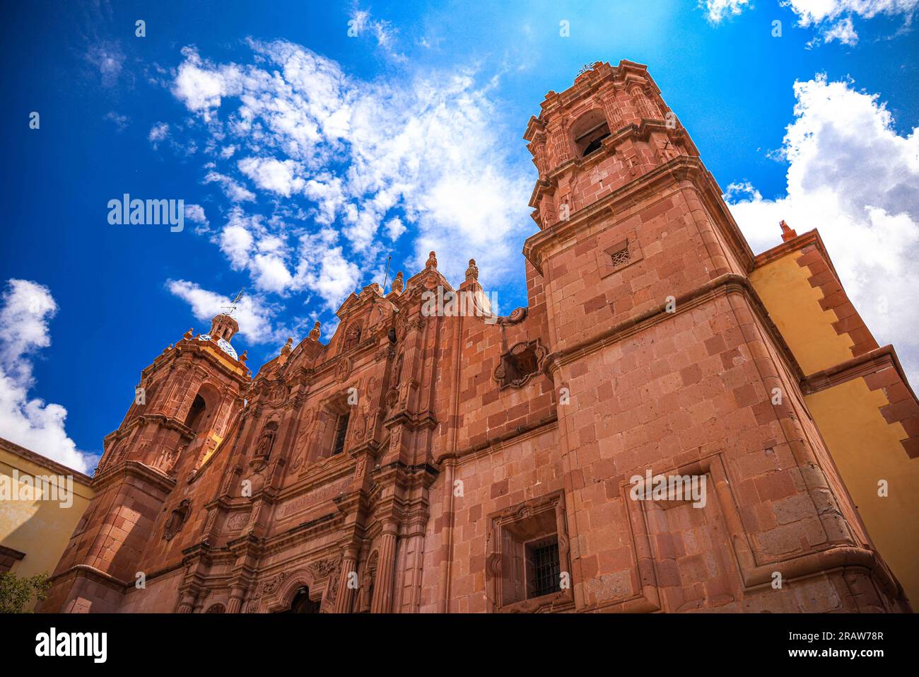 Zacatecas Mexico. Colonial zone of the capital city of the state of ...