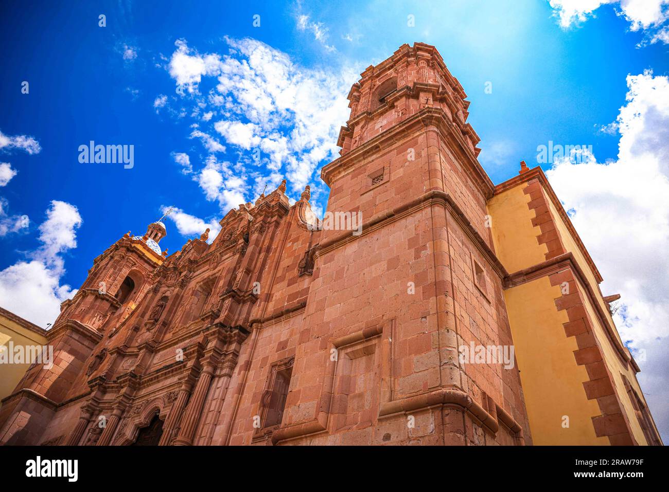 Zacatecas Mexico. Colonial zone of the capital city of the state of ...