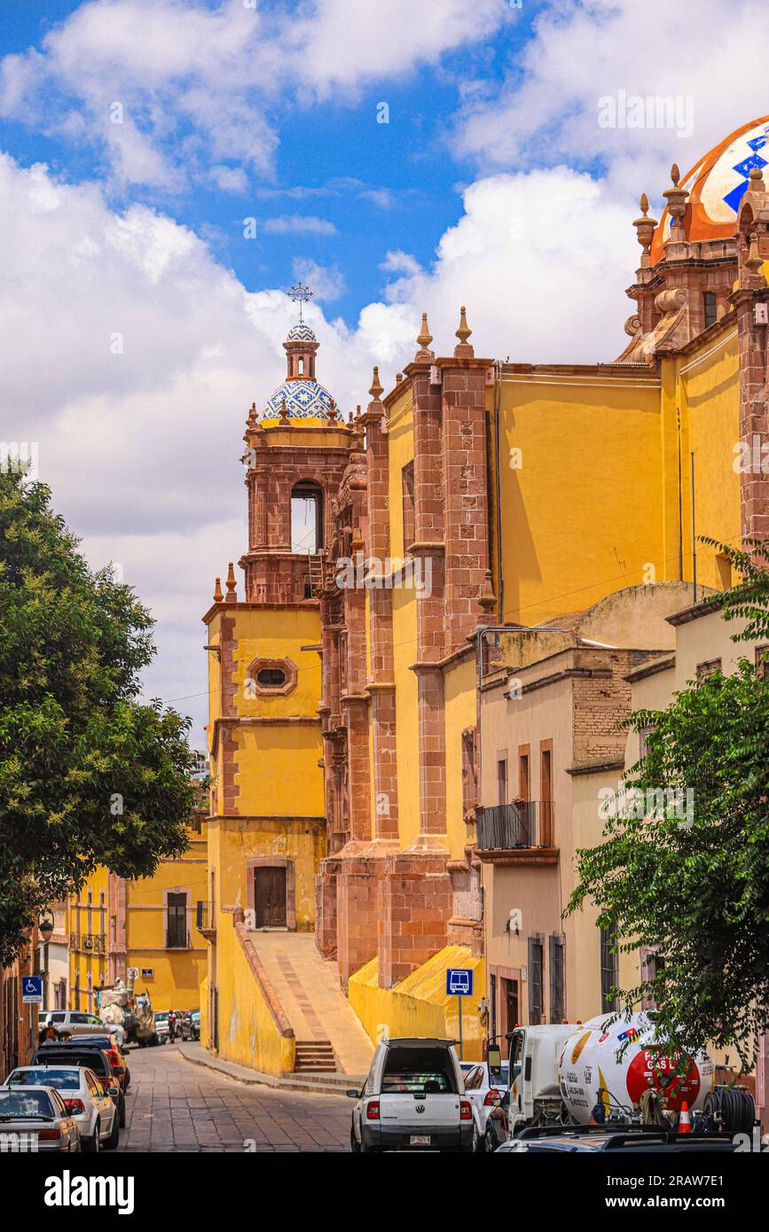 Zacatecas Mexico. Colonial zone of the capital city of the state of ...