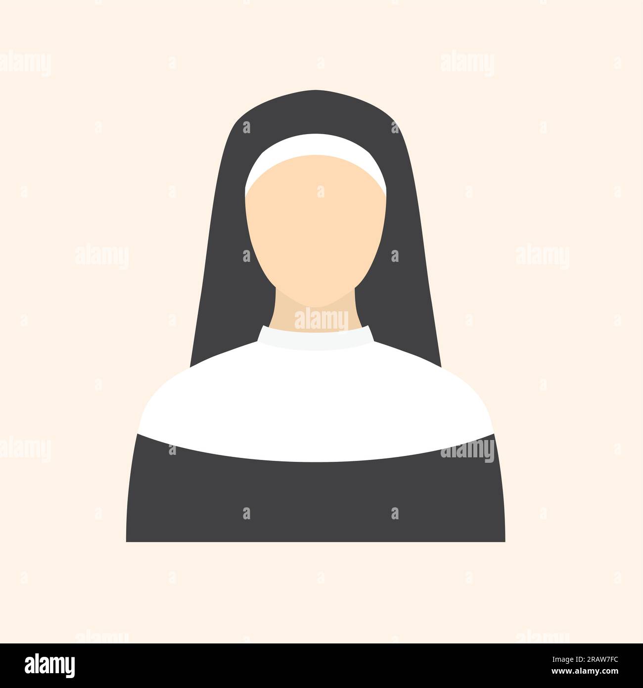 catholic nun icon- vector illustration Stock Vector Image & Art - Alamy