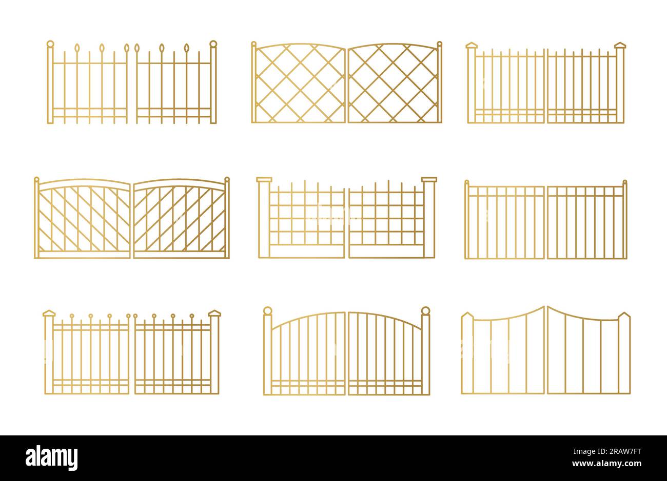 Entrance gate resort Cut Out Stock Images & Pictures - Alamy