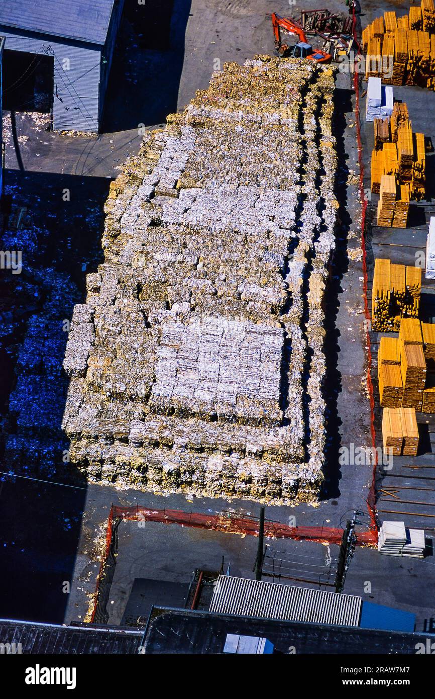 Aerial image of a pulp and paper mill, BC, Canada Stock Photo - Alamy