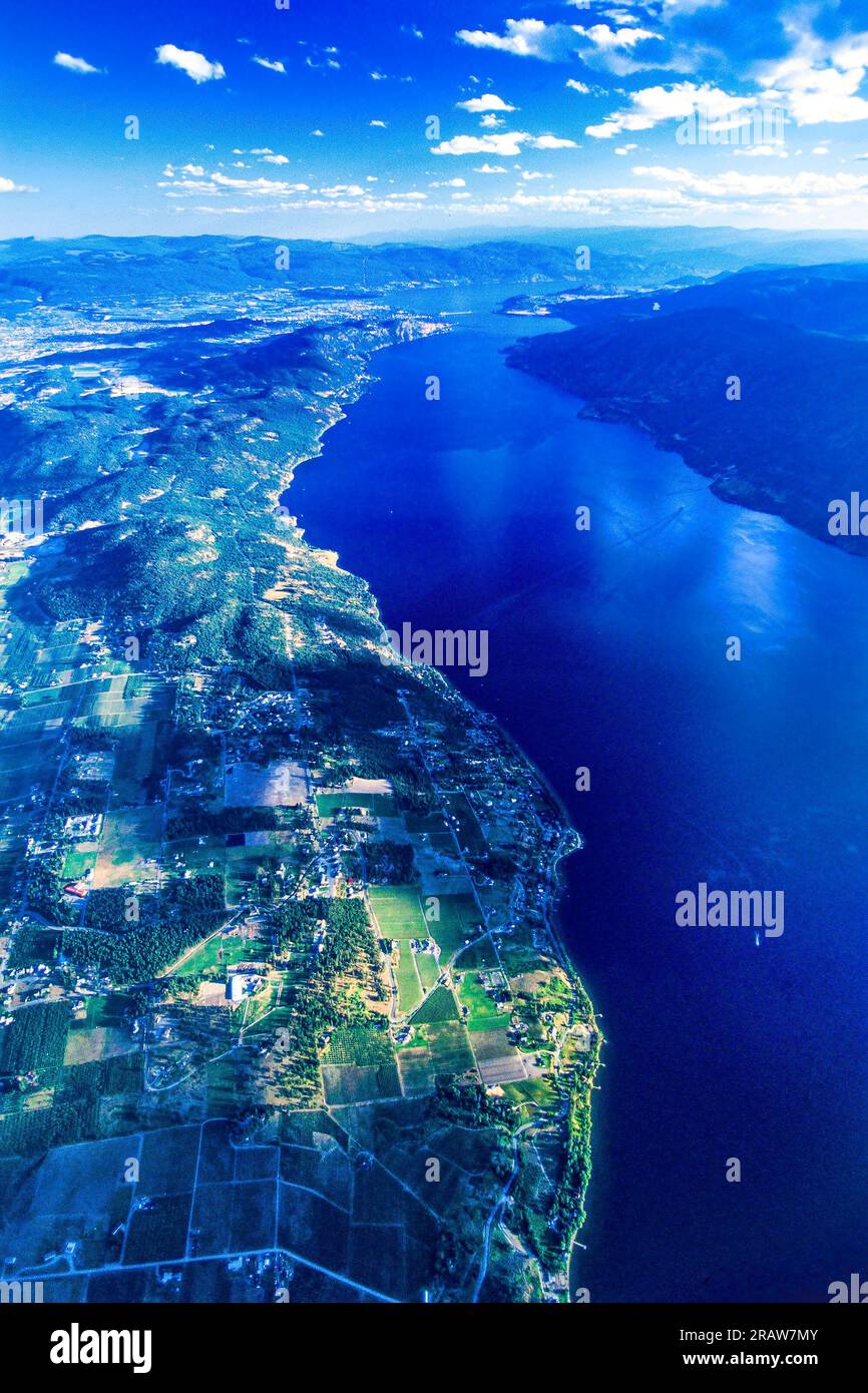 Okanagan aerial hi-res stock photography and images - Alamy