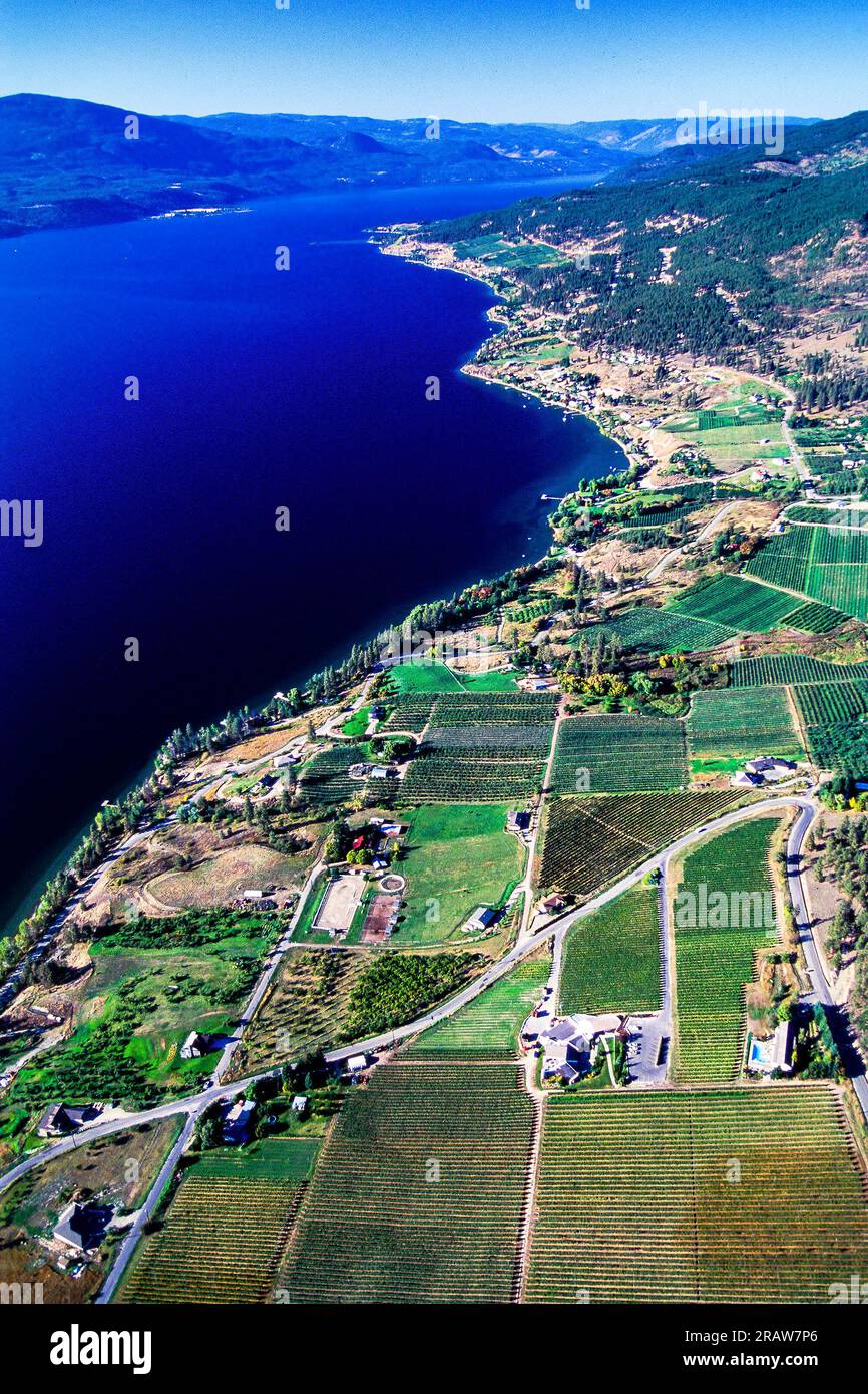 Okanagan aerial hi-res stock photography and images - Alamy