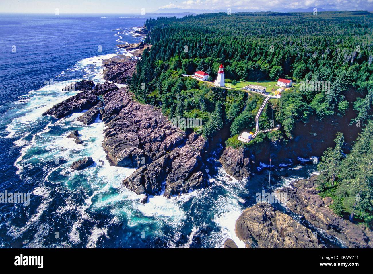 Lighthouse park west vancouver aerial hi-res stock photography and ...