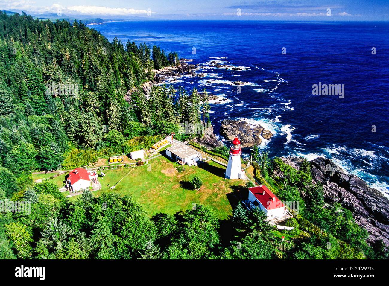 Lighthouse park west vancouver aerial hi-res stock photography and ...