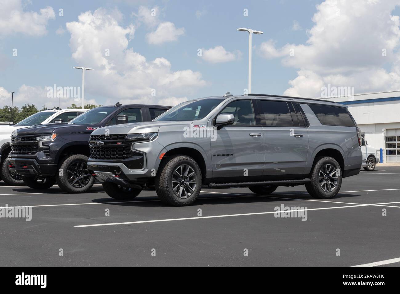 Indianapolis - July 4, 2023: Chevrolet Suburban display at a dealership ...