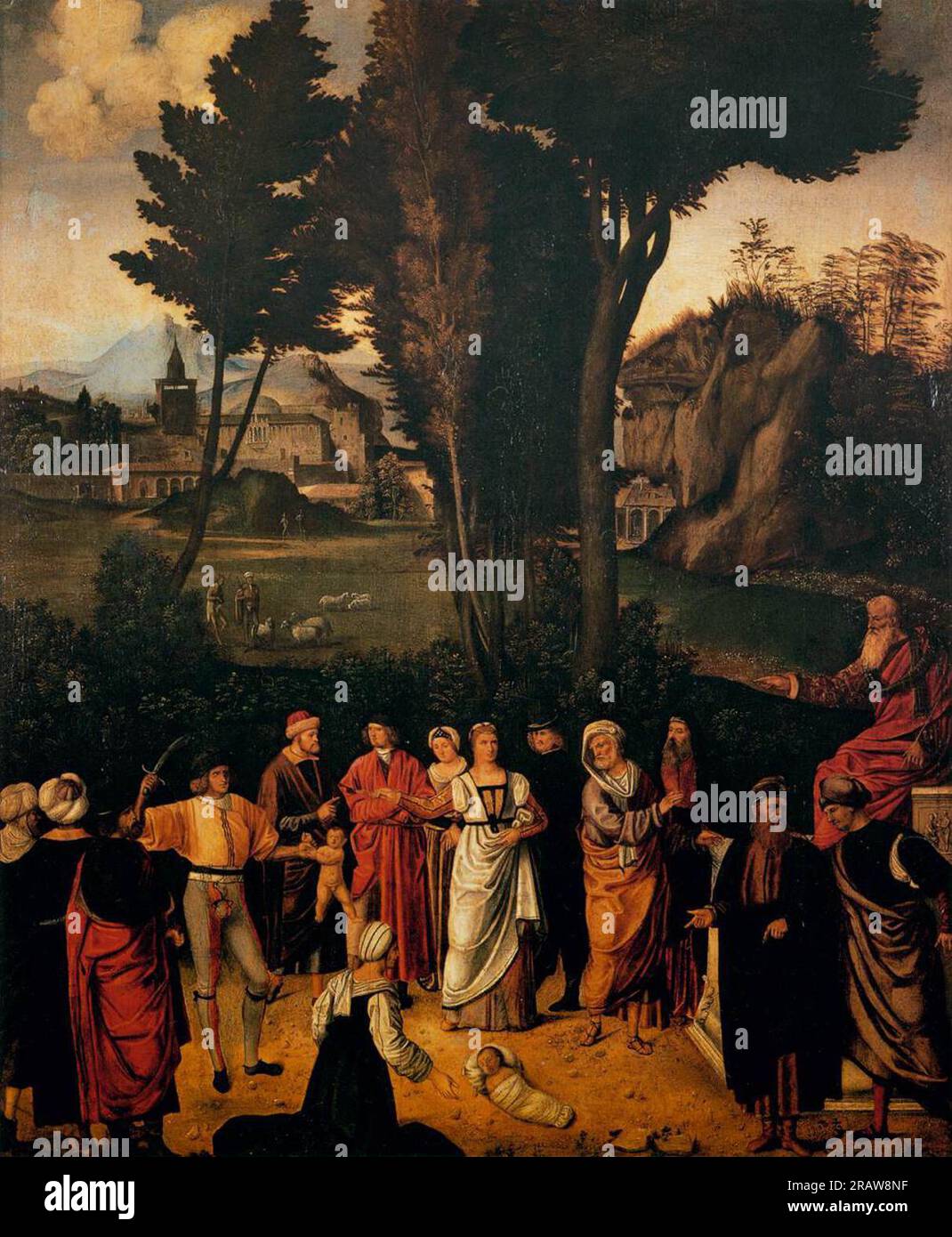 The Judgement of Solomon 1505 by Giorgione Stock Photo - Alamy