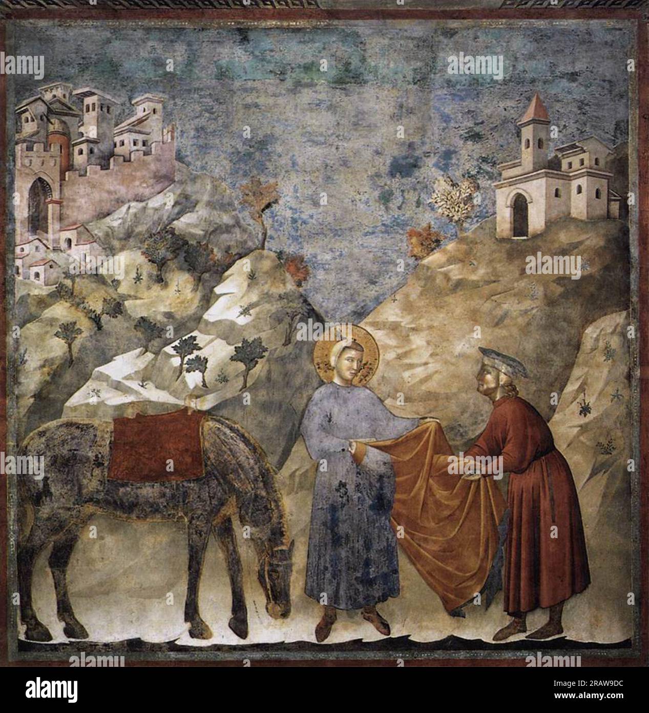 Giving to the poor painting hi-res stock photography and images - Alamy