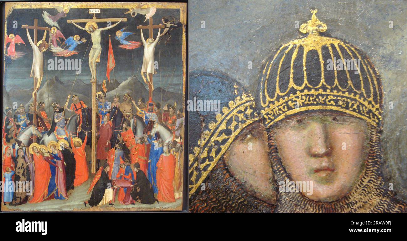 Crucifixion 1330 by Giotto Stock Photo - Alamy