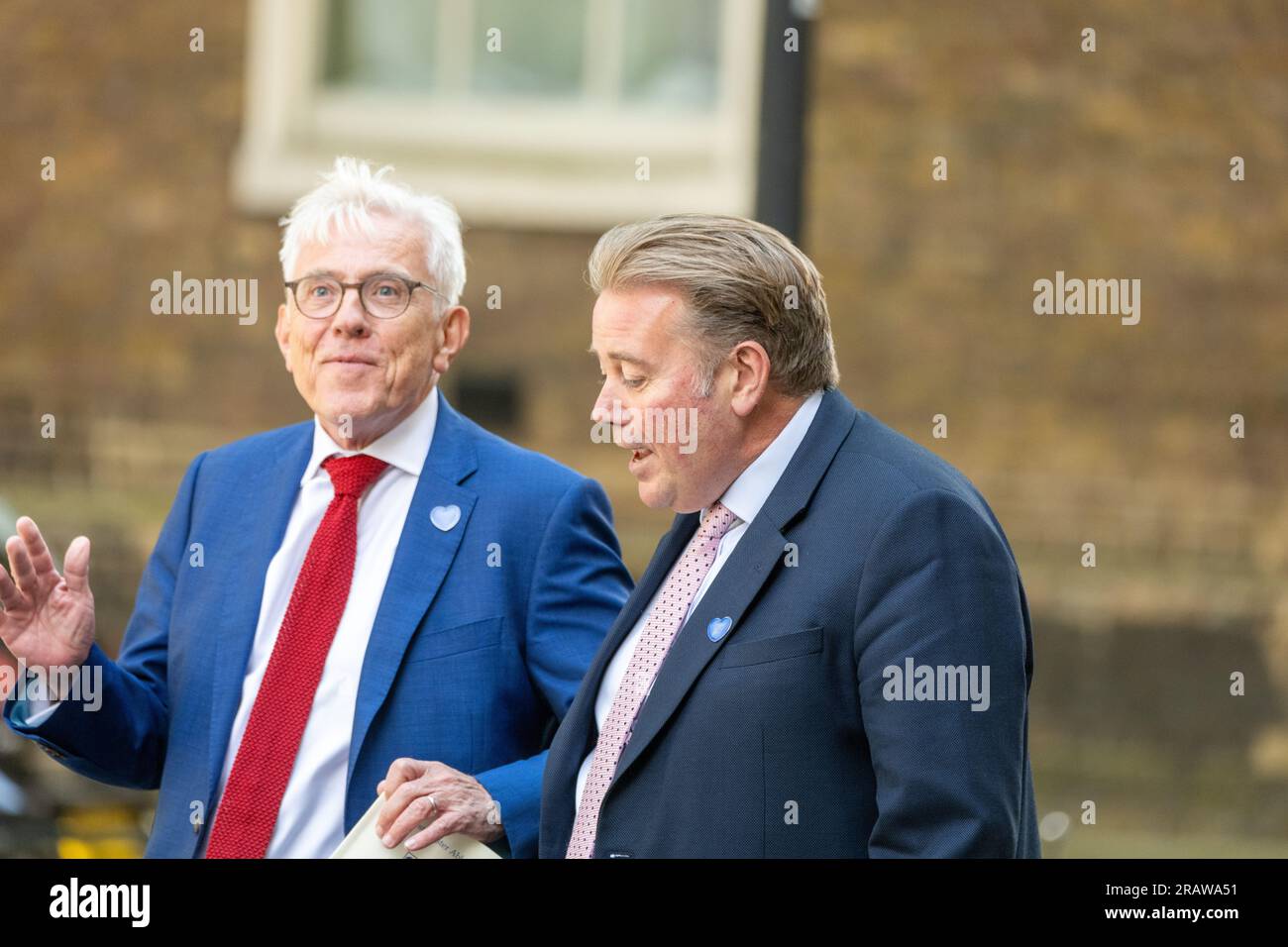 London, UK. 5th June, 2023. NHS staff at 10 Downing Street at a NHS ...
