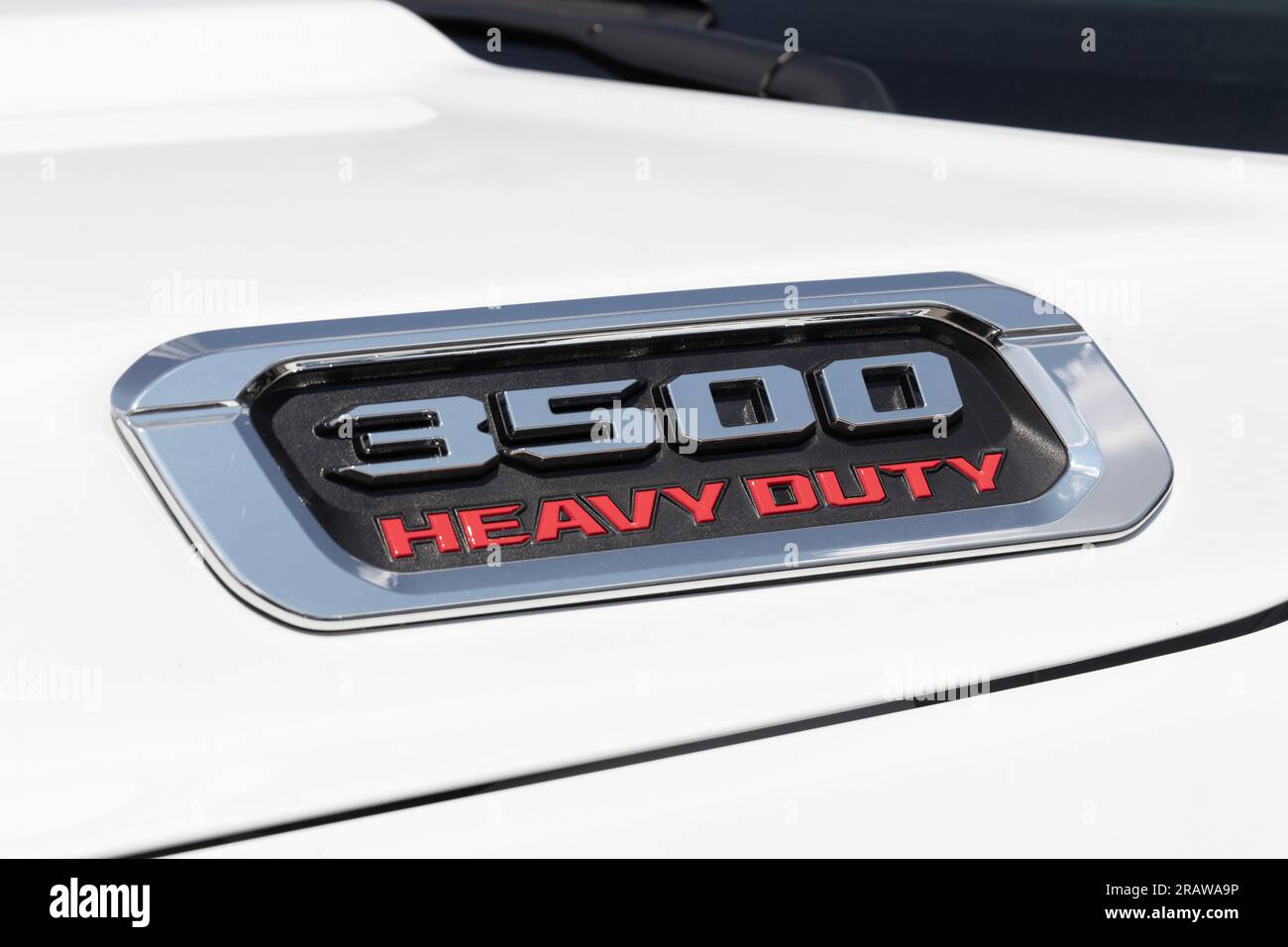 Indianapolis - July 4, 2023: Ram 3500 display at a Stellantis ...