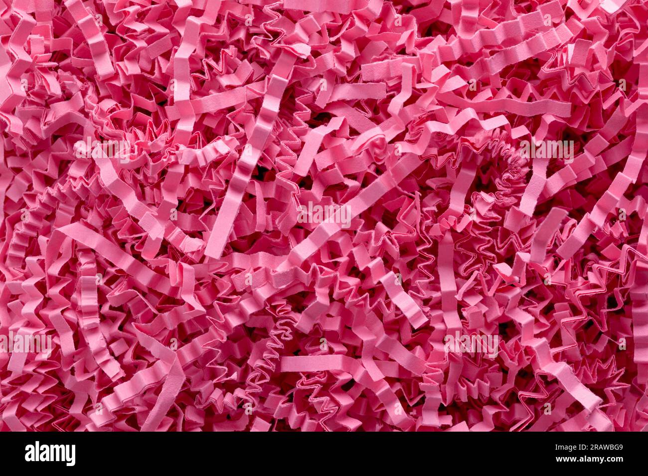 Pink Shredded Wrinkled Paper Strips Background Close Up Stock Photo - Alamy