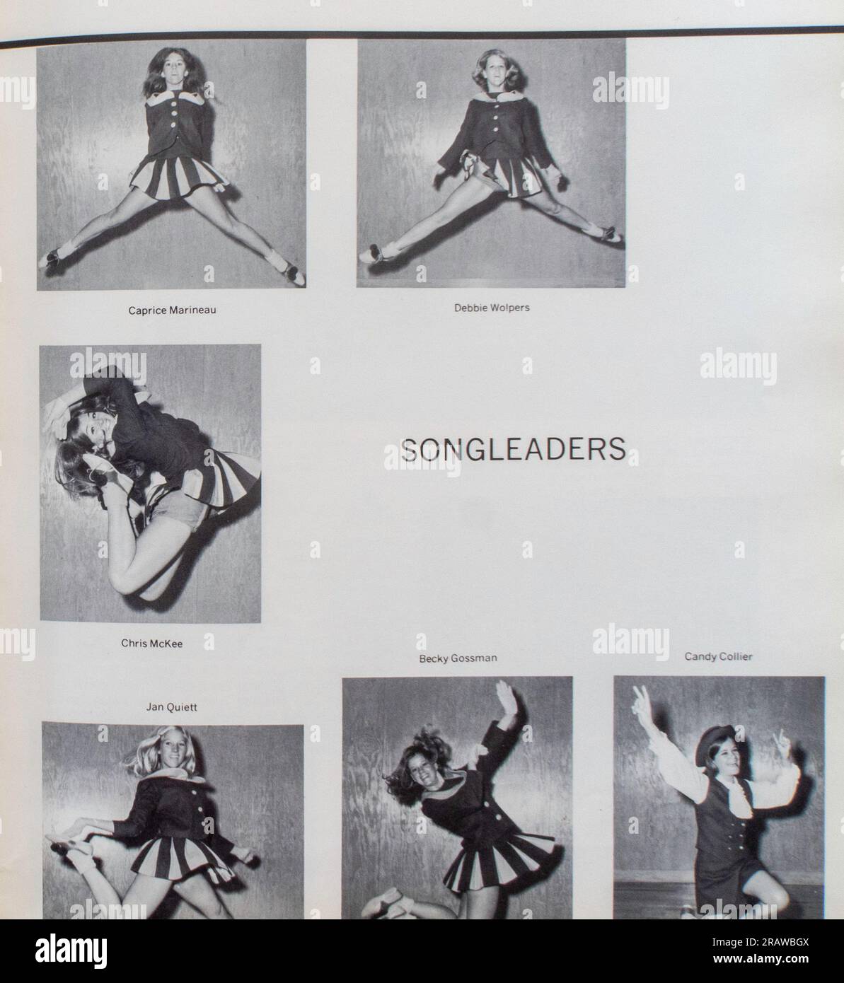 Vintage 1969 high school yearbook, USA Stock Photo - Alamy