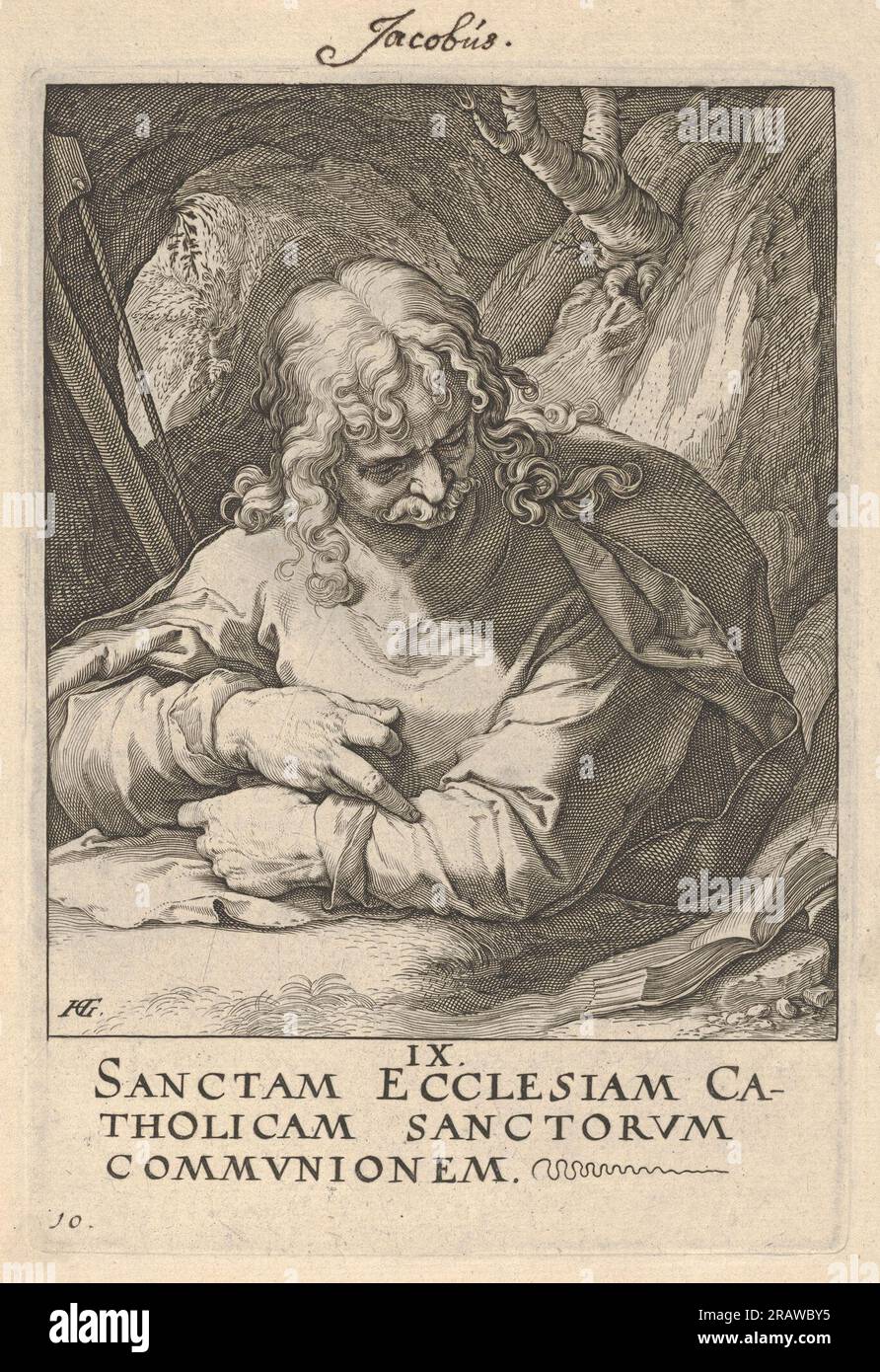 St. James the Less 1589 by Hendrick Goltzius Stock Photo - Alamy