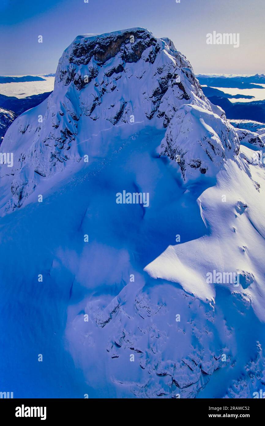 Aerial of The Red Pillar, Vancouver Island, BC, Canada Stock Photo - Alamy