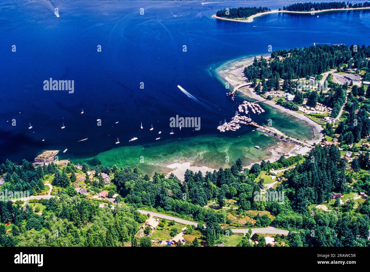 Image of Rebecca Spit Marine Park, Heriot Bay, Quadra Island, BC ...