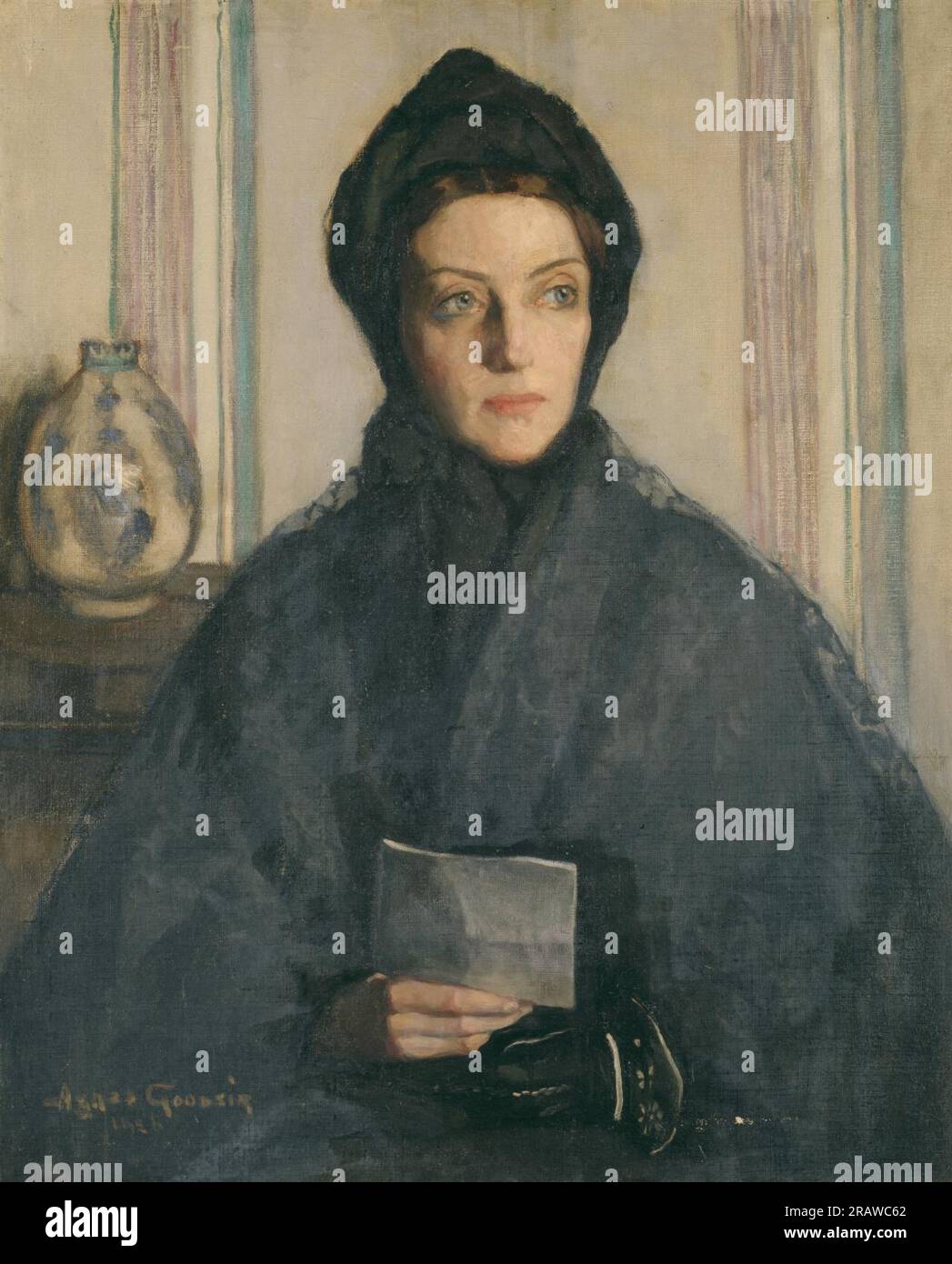 The Letter 1926 by Agnes Goodsir Stock Photo - Alamy