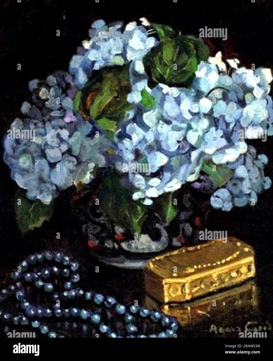 Hydrangeas by Agnes Goodsir Stock Photo - Alamy