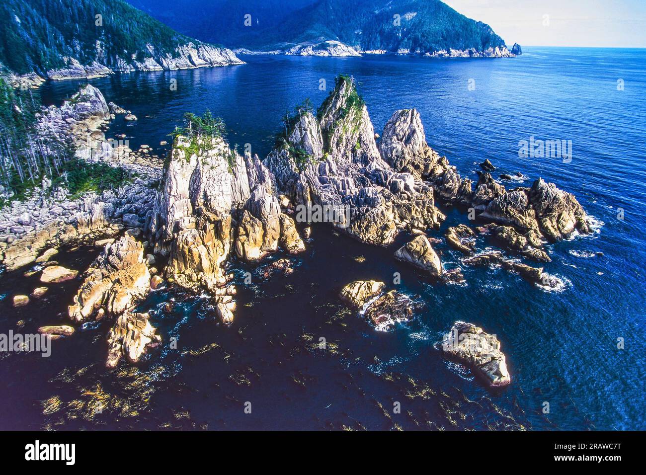 Aerial image of Haida Gwaii (Queen Charlotte Islands) BC, Canada Stock ...