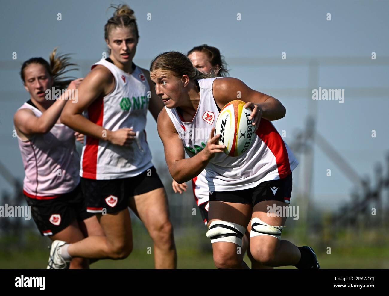 Ottawa, Can. 05th July, 2023. The Canadian Women's Rugby Team conducts ...