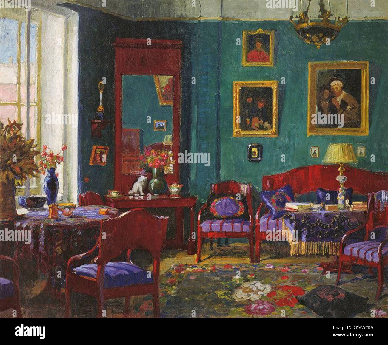 Interior 1917 by Konstantin Gorbatov Stock Photo - Alamy