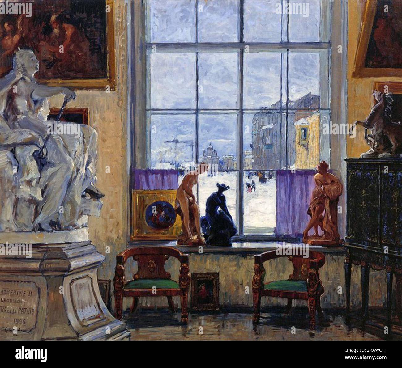 Corner of a Museum 1916 by Konstantin Gorbatov Stock Photo - Alamy