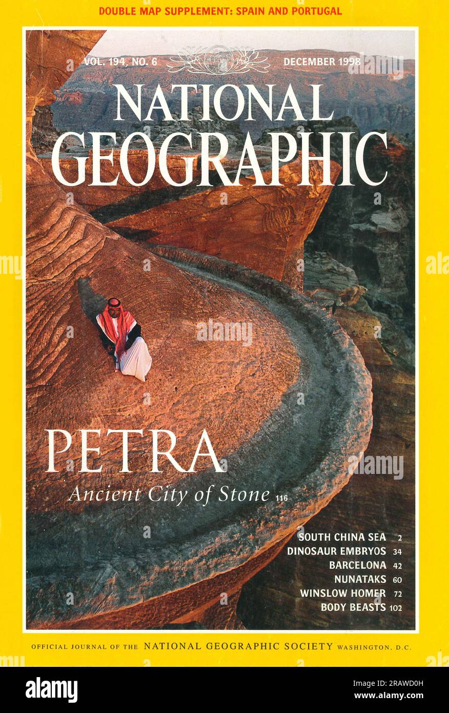 National Geographic magazine cover, December 1998 Stock Photo - Alamy