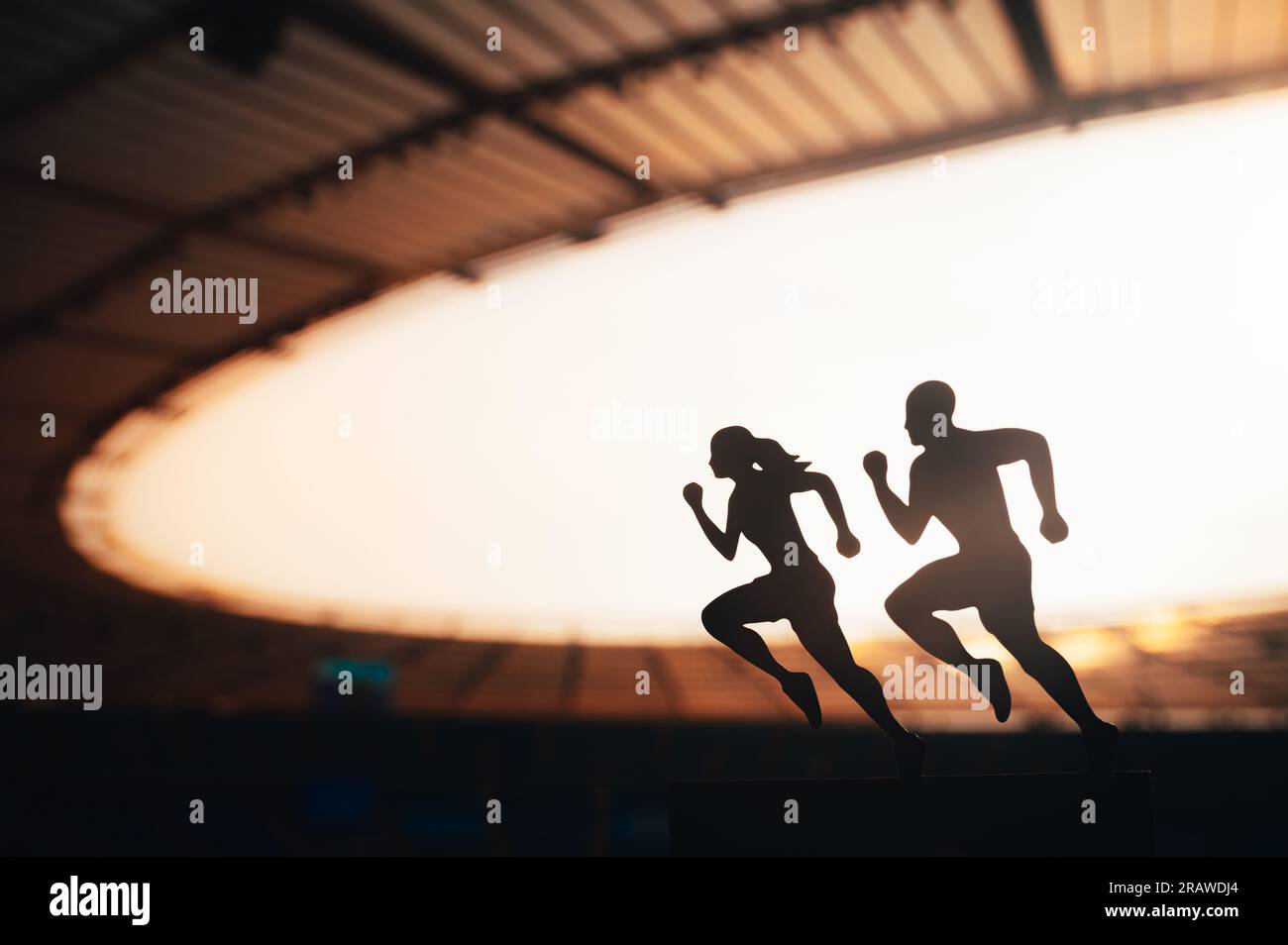 Dynamic running poses hi-res stock photography and images - Alamy